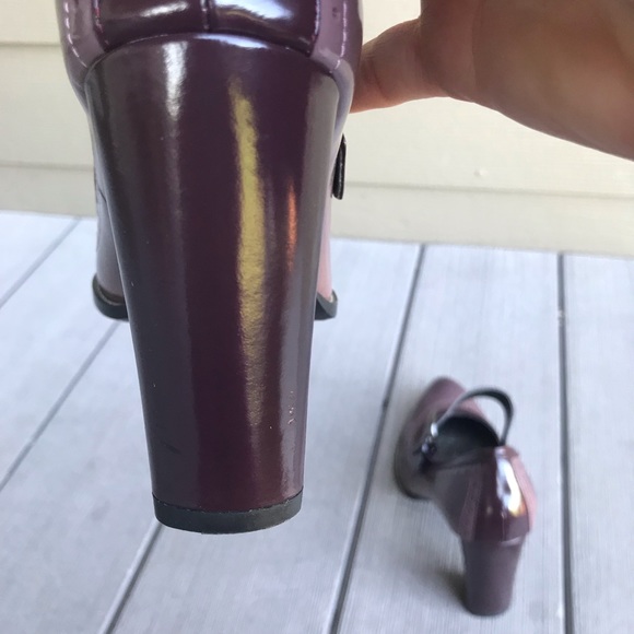 Shoes | Pablo Linea Mary Jane Eggplant Purple Heel Pump | Poshmark